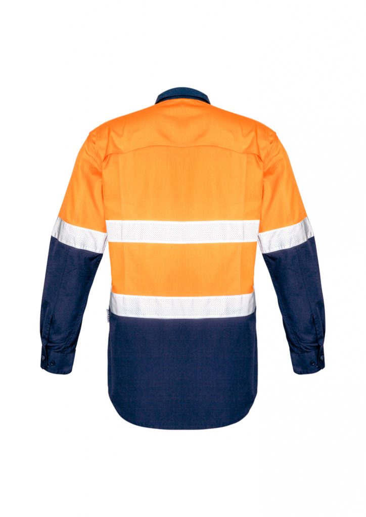 Syzmik Rugged Vented Shirt L/S Day/Night ZW129 - Safety1st