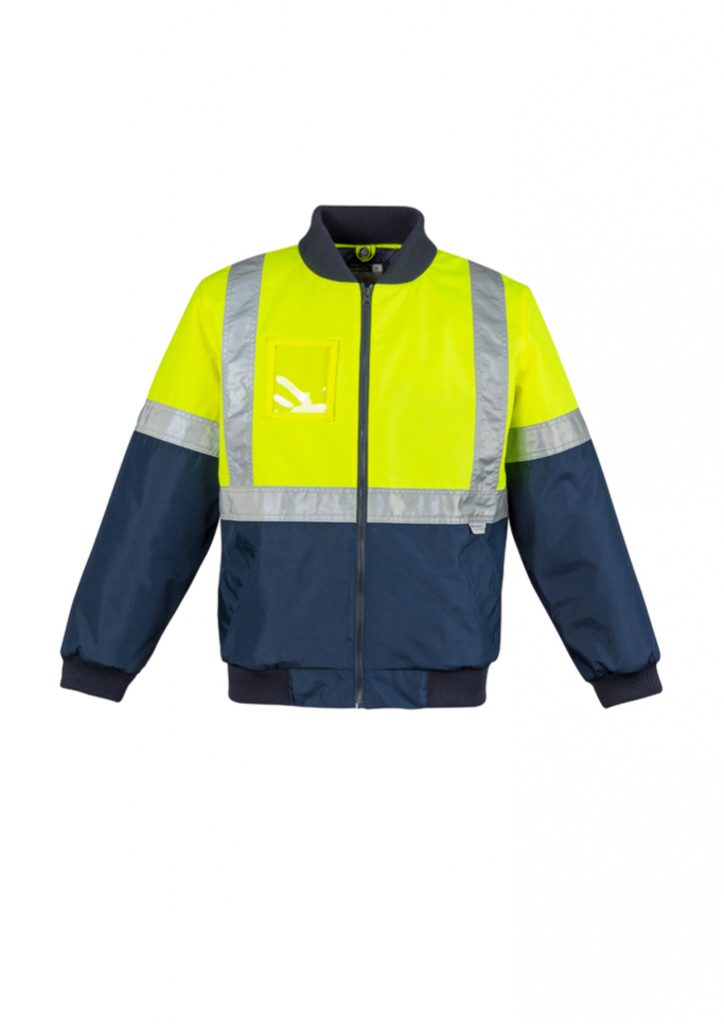 Syzmik Quilted Flying Jacket Hi Vis Men's - Safety1st