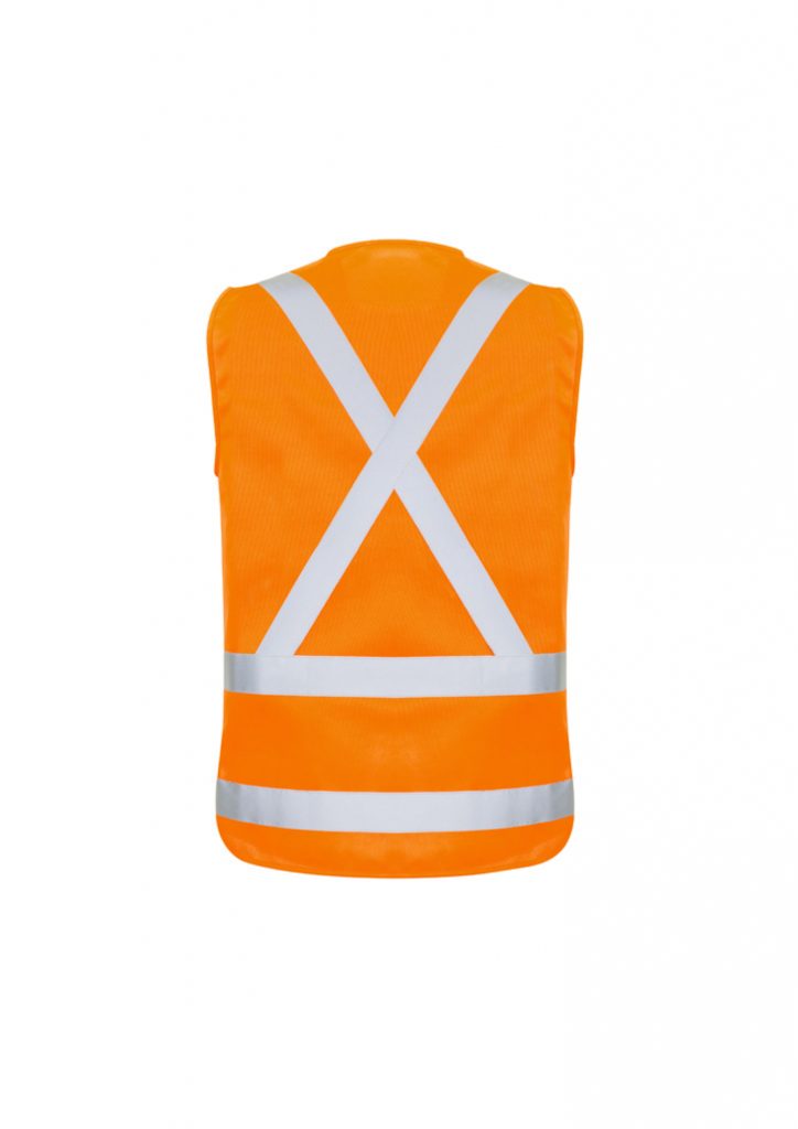 Syzmik Zip X Back Vest TTMC-W17 Men's Orange - Safety1st