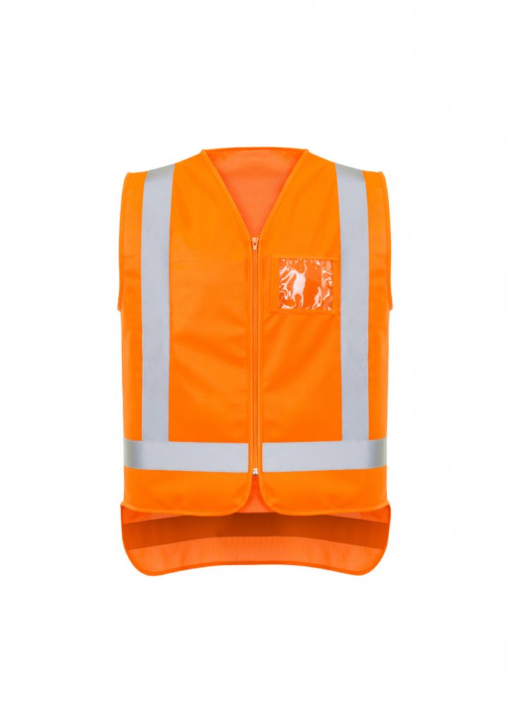 Syzmik Zip X Back Vest TTMC-W17 Men's Orange - Safety1st