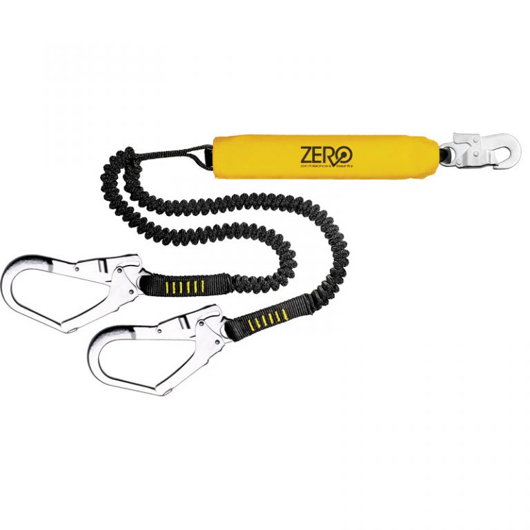 ZERO Lanyard ScaffPro Double Elasticated - Snap & Scaffold Hooks