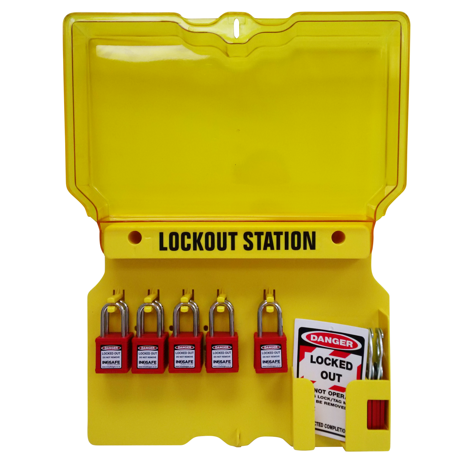 IN2SAFE Lockout Station Only - Can Hold 5-10 Locks - Safety1st