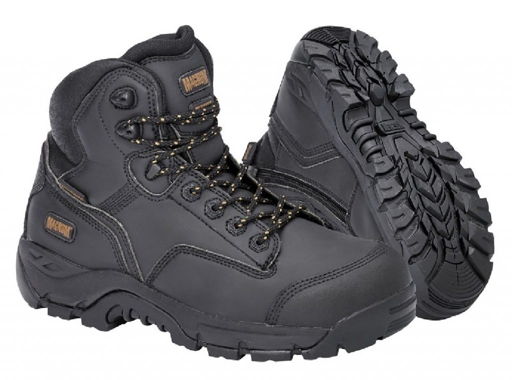 Magnum Precision Max Work Boots Zip Side Waterproof