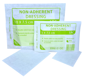 Non-Adherent Dressing 7.5cm x 5cm Pkt(5) - Safety1st