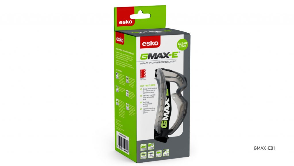 Esko GMax-E Goggle Clear - Safety1st