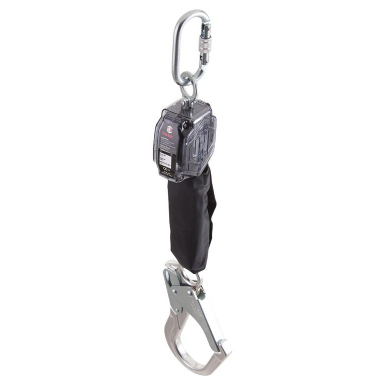 LINQ Lanyard Retractable Lifeline 2M c/w Scaff Hook - Safety1st