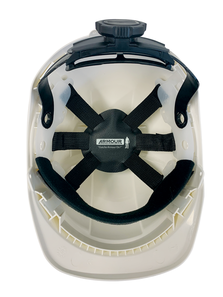 Armour Ratchet ABS Vented Hard Hat - Safety1st