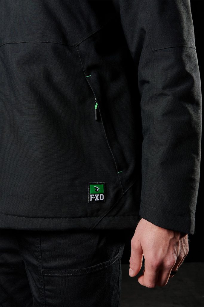 FXD WO-1 Insulated Work Jacket Black - Safety1st