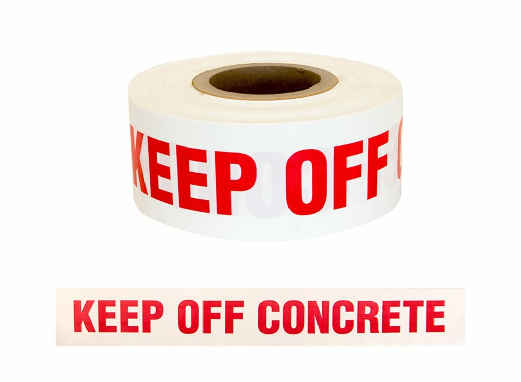 Esko Barrier Tape KEEP OFF CONCRETE 75mmx250M - Safety1st