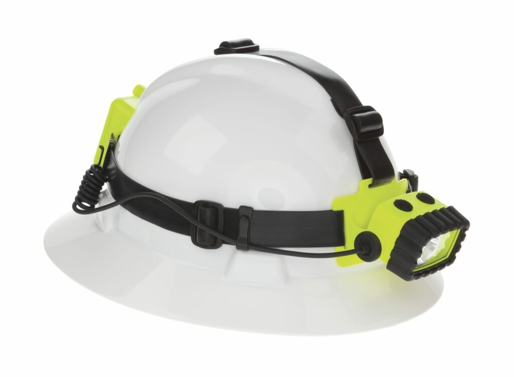 Intrinsically Safe Headlamp NightStick Dual-Light GREEN - Safety1st