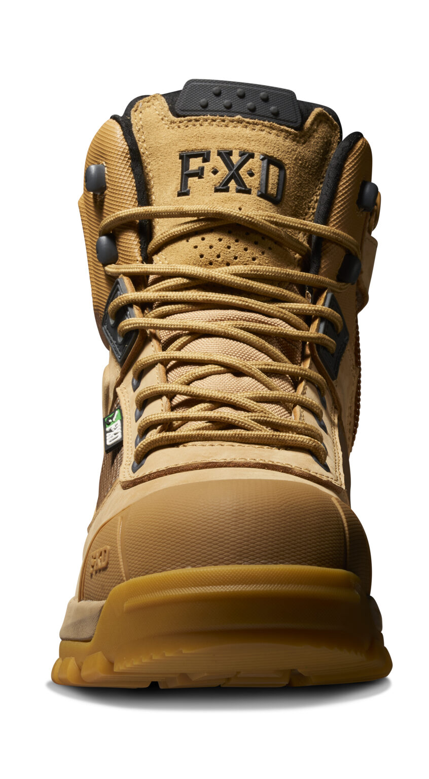 FXD Waterproof Boots WB-1WP Zip Sided Wheat USA Sizing