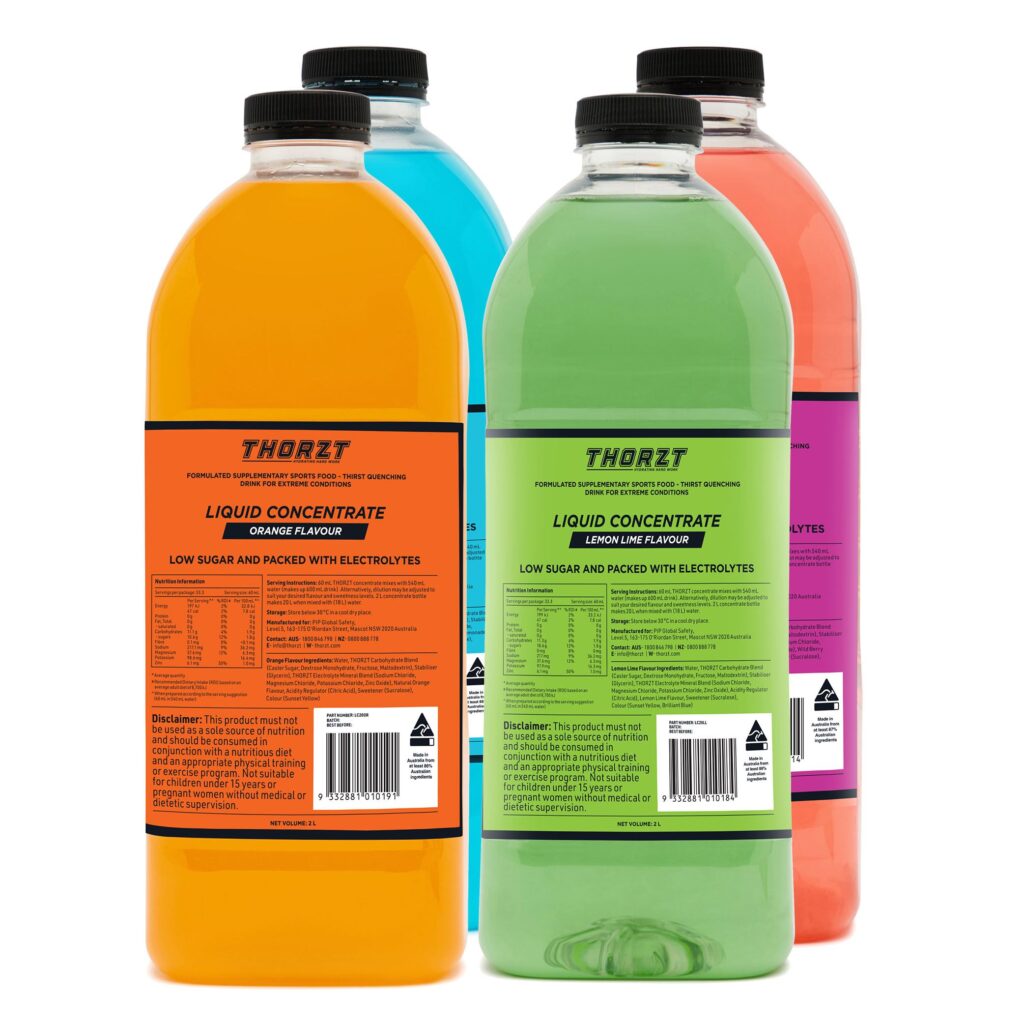 Thorzt 2L Lemon Lime Liquid Concentrate - Makes 20L - Safety1st