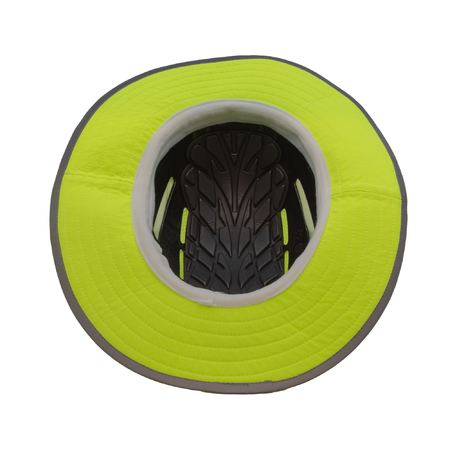 Air Bump Wide Brim Bump Cap, Fluro Yellow and Navy - Safety1st