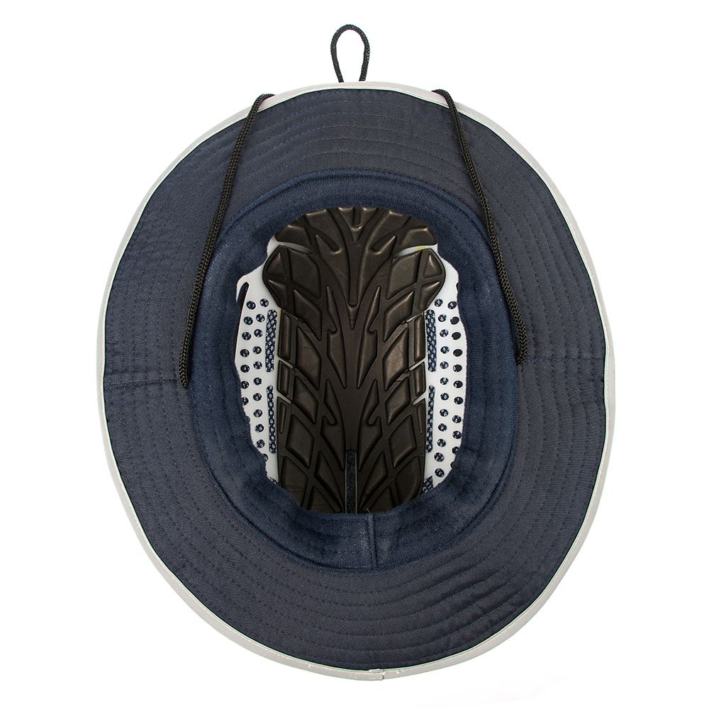 Air Bump Wide Brim Bump Cap, Fluro Yellow and Navy - Safety1st